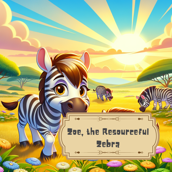 Zoe, the Resourceful Zebra – Janestrinket